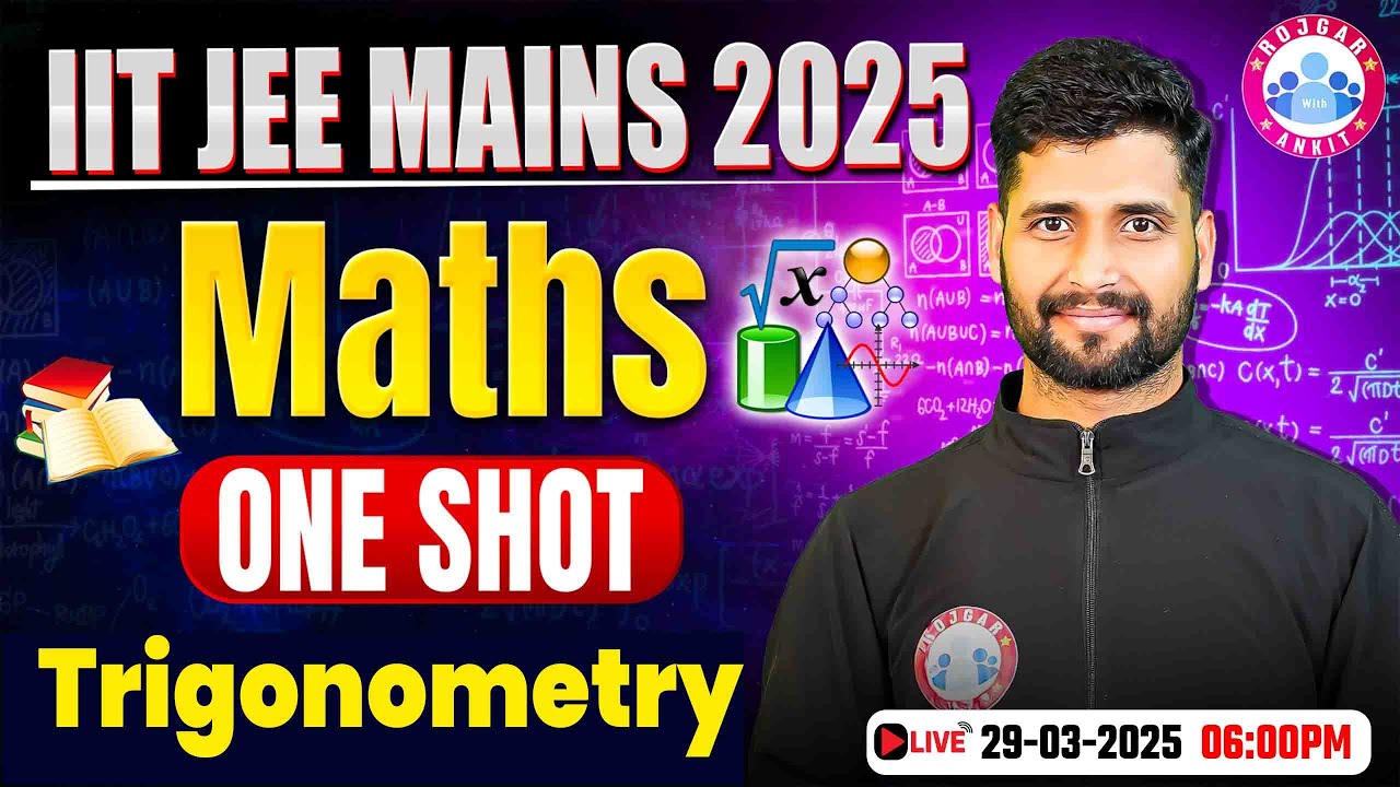 JEE Mains Maths Trigonometry One Shot | Maths Questions For IIT JEE ...