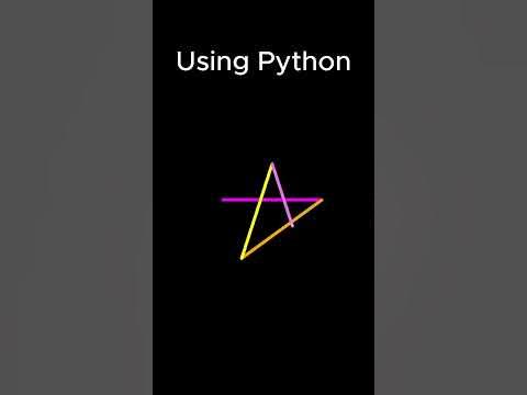 Cool Graphics Super Star Using Python.#python #coding #reels #shorts # ...