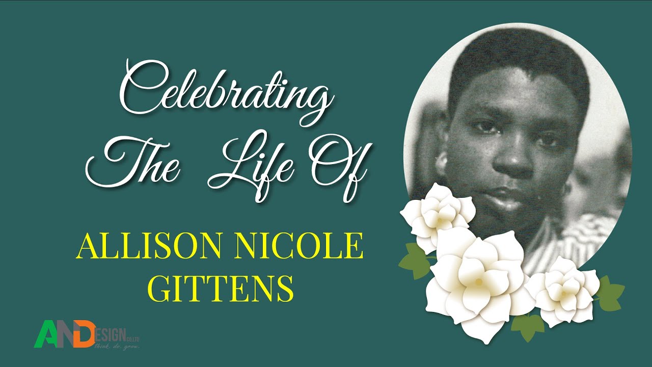 The Funeral Service of ALLISON NICOLE GITTENS - YouTube