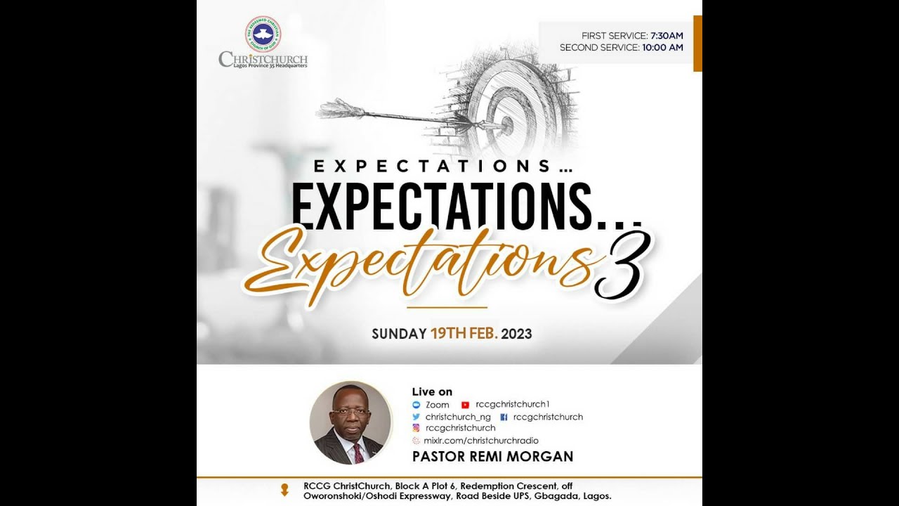 1ST SERVICE || 19-02-2023 || EXPECTATIONS EXPECTATIONS EXPECTATIONS 3 ...
