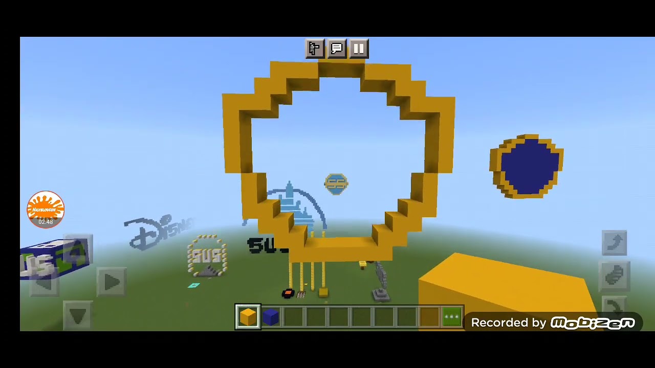 How to Make The WB Logo In Minecraft - YouTube