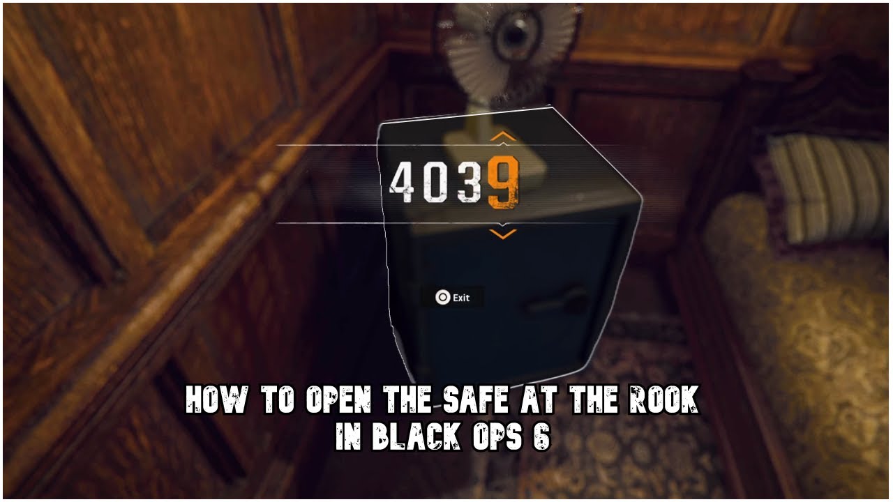 How to Open the Safe in The Rook in Black Ops 6 - YouTube