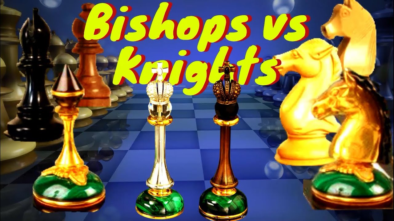 Bishops vs Knights in chess. Can you win? Funny chess - YouTube