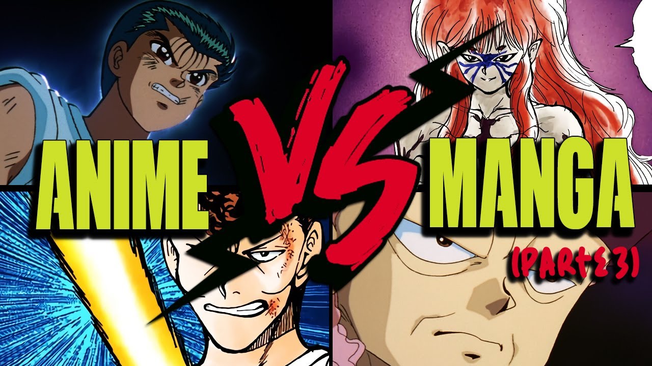 YU YU HAKUSHO Anime VS Manga Parte 3 (torneo de genkai) - YouTube
