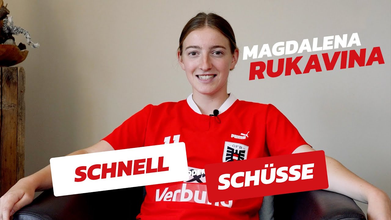 Magdalena Rukavina | Schnellschüsse | U19 Frauen-Nationalteam - YouTube