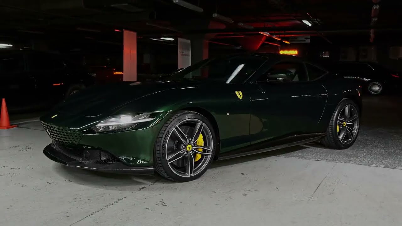 Carbon Fiber Body kit set for Ferrari Roma 2022 - YouTube