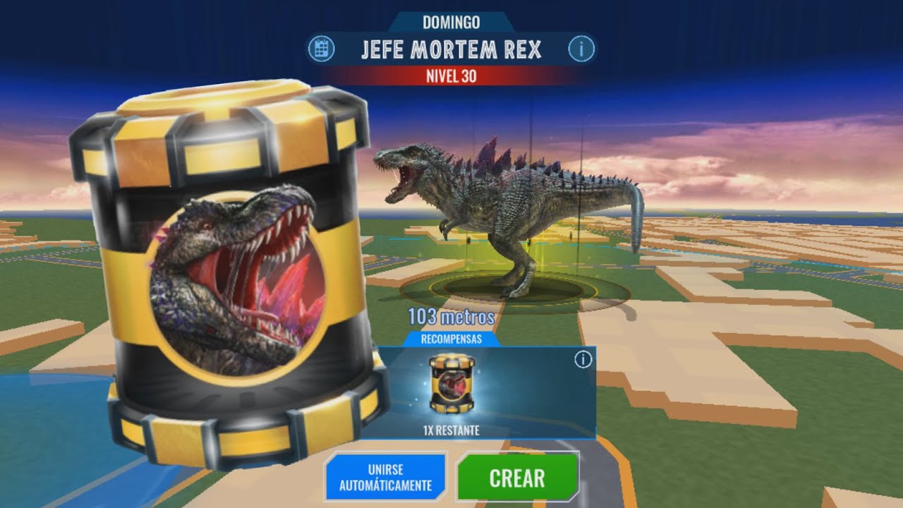 JURASSIC WORLD ALIVE | JEFE MORTEM REX - YouTube