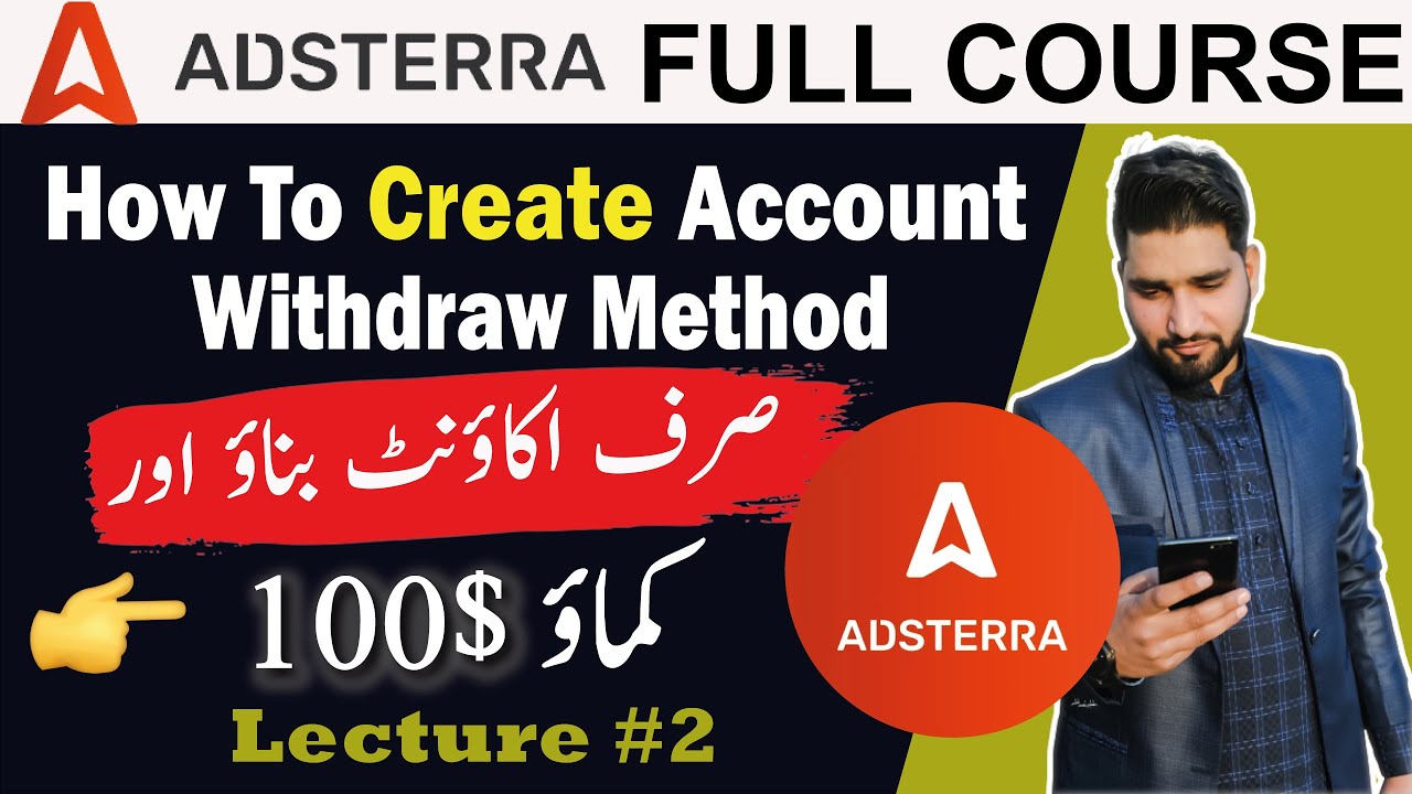 How To Create Account on Adsterra 2023 || Adsterra Payment Methods ...