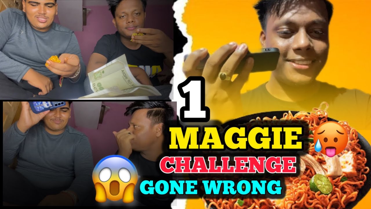 COOKING 1 PACKET MAGGI NOODLES FOR FIRST TIME || maggi challenge - YouTube