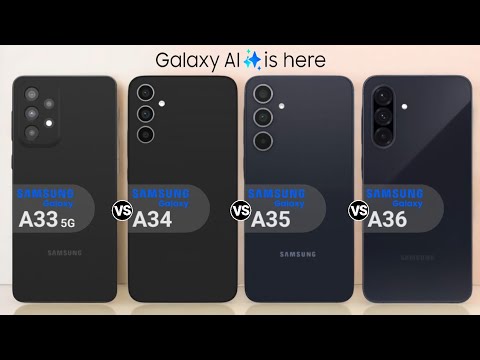 Samsung Galaxy A36 vs Galaxy A35 vs Galaxy A34 vs Galaxy A33 5G specs review - YouTube