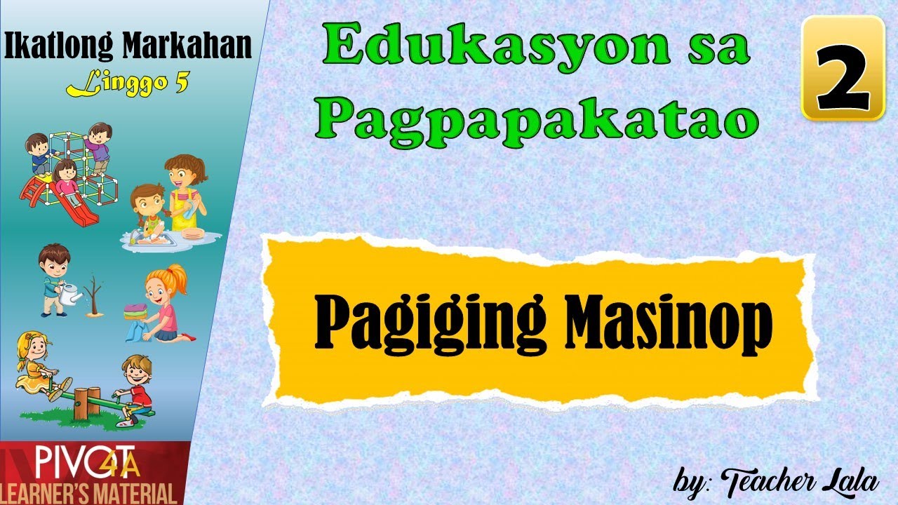 Pagiging Masinop - YouTube