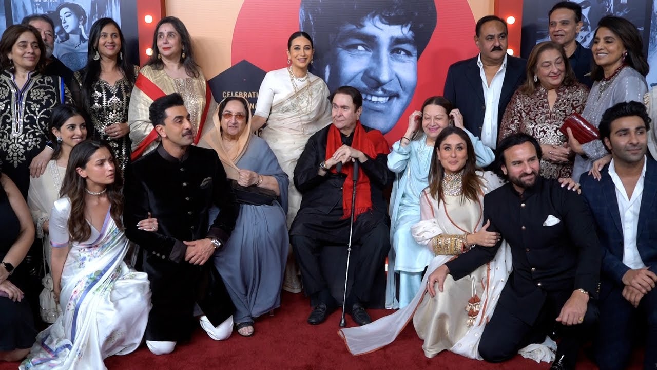 Kapoor Family Attends The Celebration 100 Glorious Years Of Raj Kapoor ...