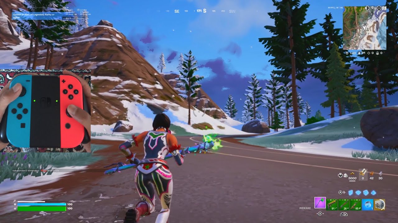 Nintendo Switch Controller Chapter 5 Fortnite Handcam Gameplay - YouTube