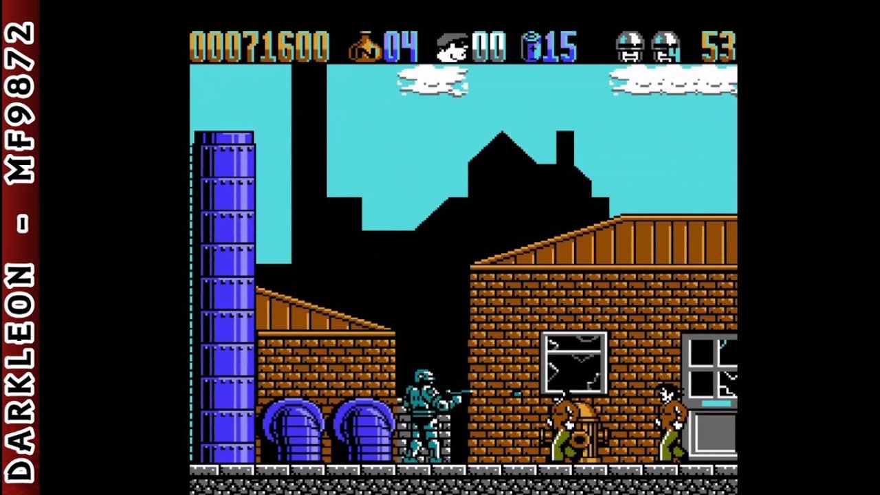 NES - RoboCop 2 © 1991 Painting by Numbers - Gameplay - YouTube