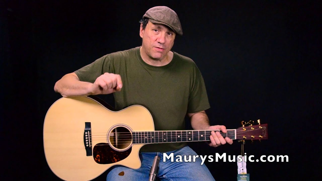 The Martin GPCPA2 Mahogany at MaurysMusic.com - YouTube