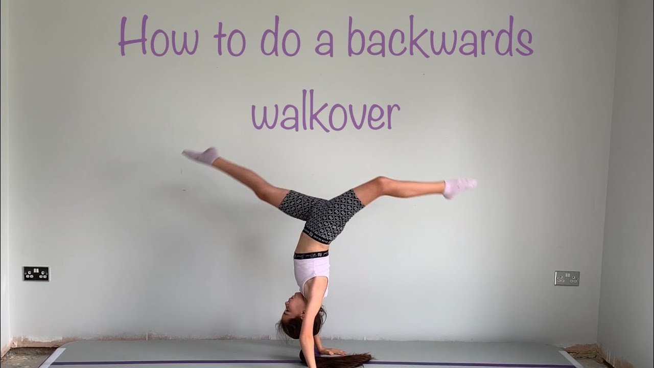 How to do a backwards walkover :-) - YouTube
