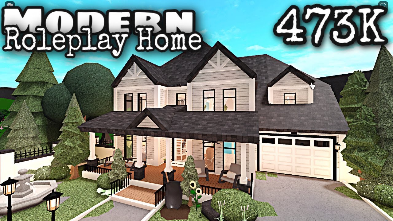 Modern Roleplay Home Tour Roblox Bloxburg YouTube