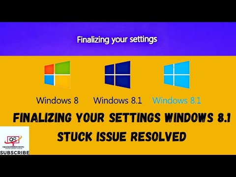 Finalizing your settings windows 8.1 Stuck Issue Resolved - YouTube