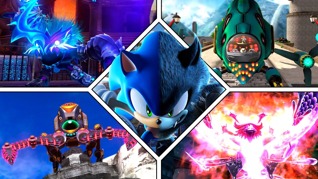 Sonic Unleashed Recompiled | [All Bosses - S Rank] - YouTube