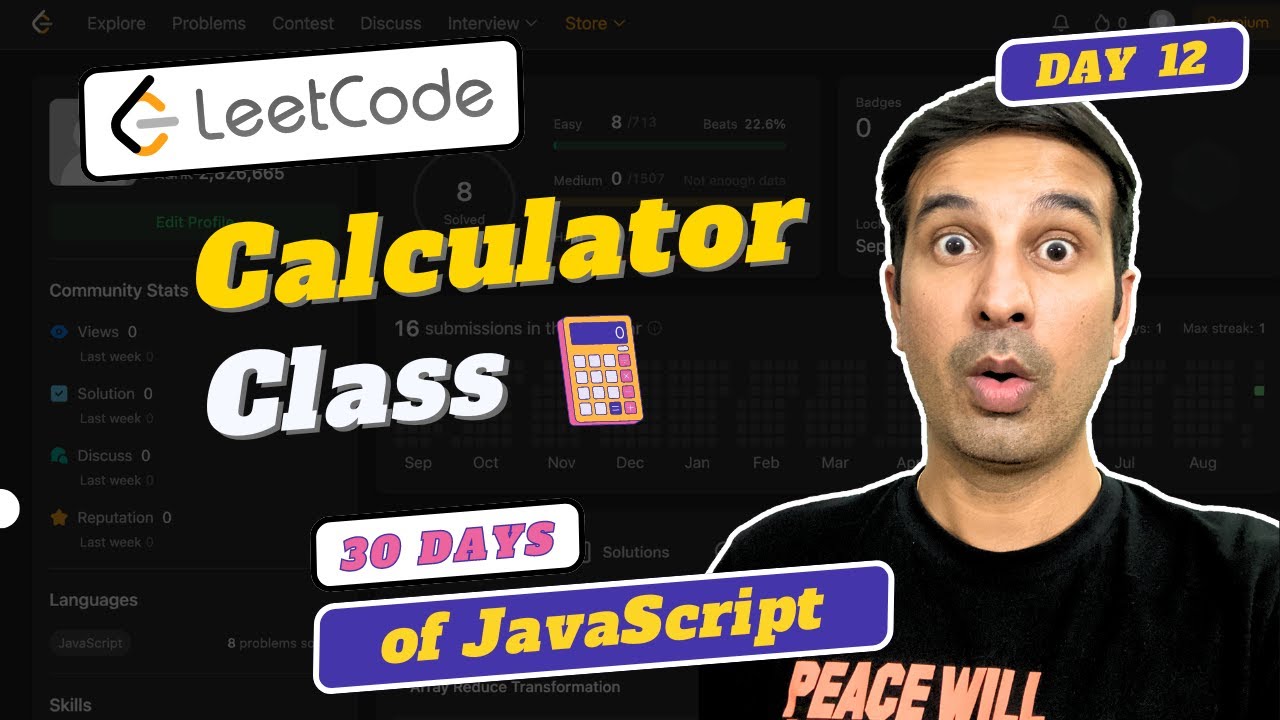 Class Aur Method Chaining Day 12 Leetcode Javascript Youtube 5190