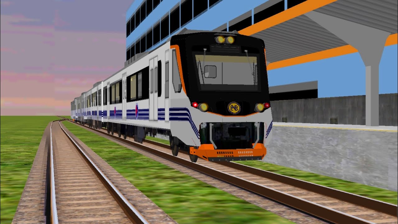 OpenBVE INKA DMU 8100 series Trial Run (Alabang→ Muntinlupa) - YouTube