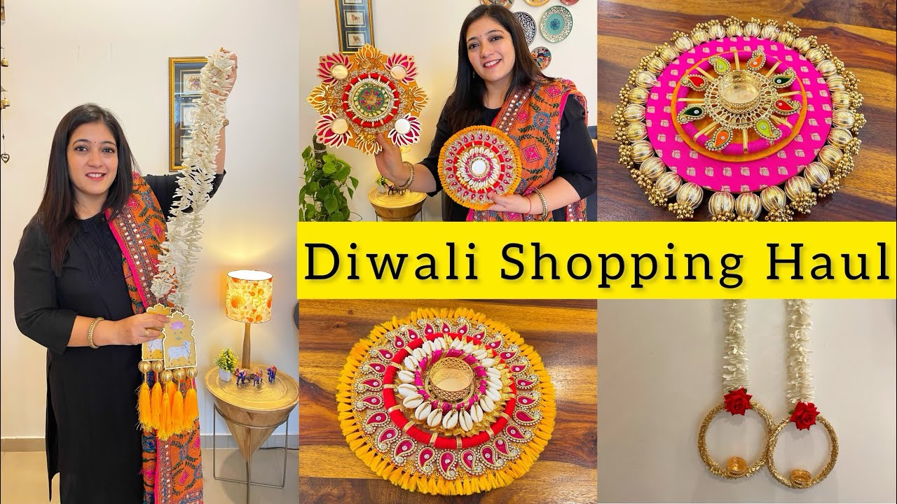 Diwali Shopping Haul|Diwali Decoration Products||Diwali Haul|Festival ...