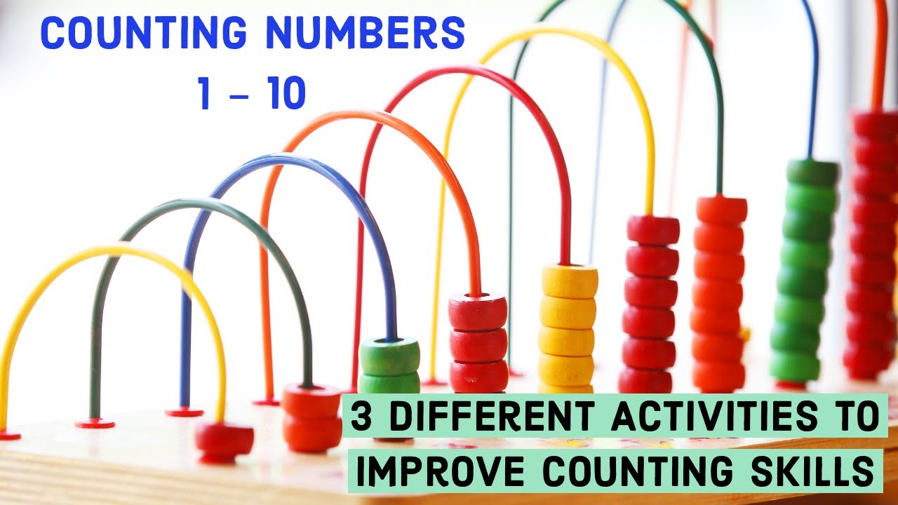 Counting numbers 1 to 10 | Three Different activities to learn ...