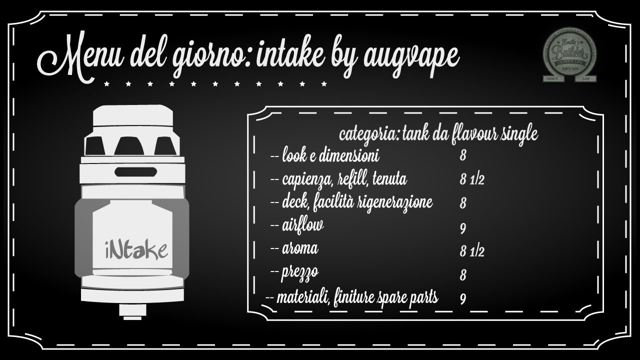 intake rta by augvape e Mike Vapes, tank da flavour single coil ...