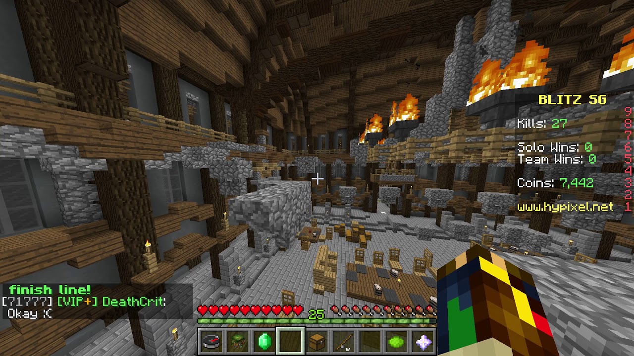Hypixel Blitz Survival Games Lobby Parkour Speedrun - YouTube