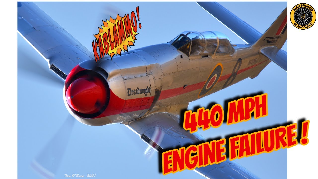 Dreadnought Engine Failure 440MPH Sept 2023 Camera 2 Outer Pylon 8 ...