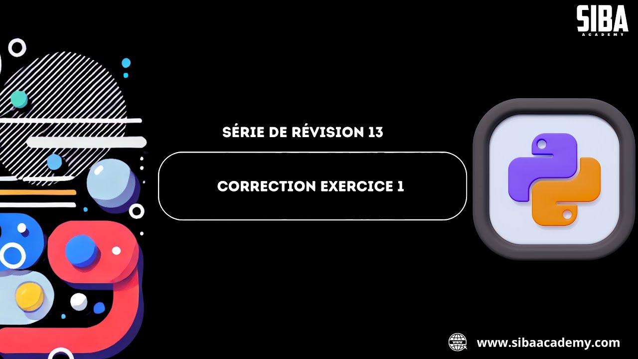 Série de Révision 13 - Correction Exercice 1 - YouTube