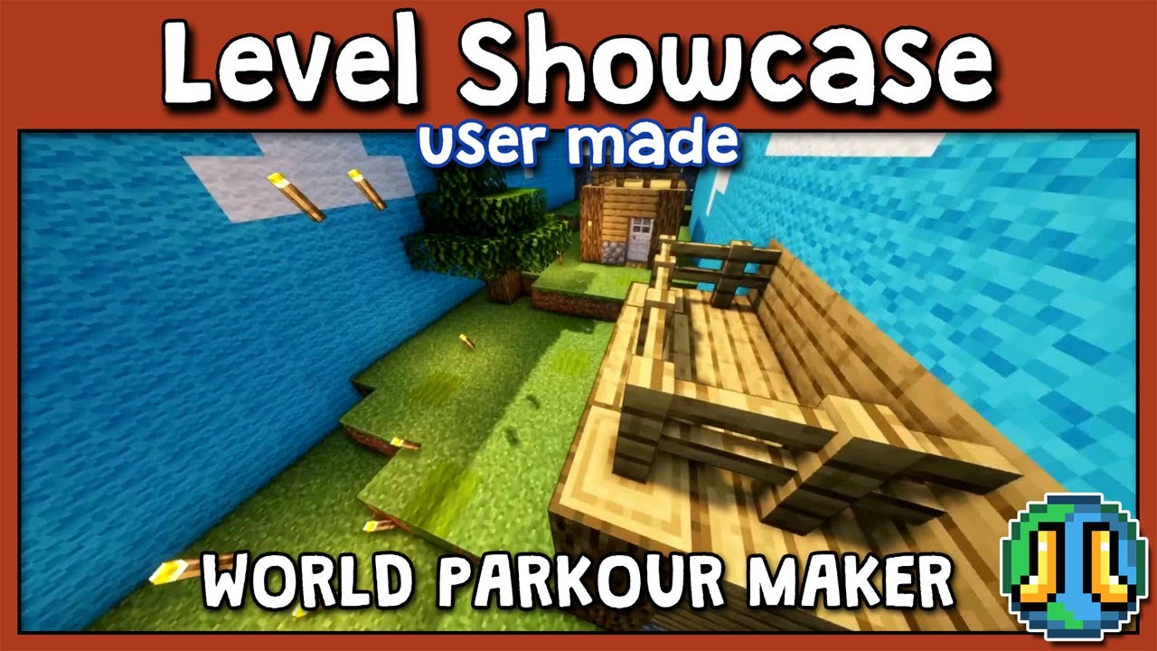 User Generated Minecraft Parkour Level Showcase / World Parkour Maker - ID 2819 - YouTube