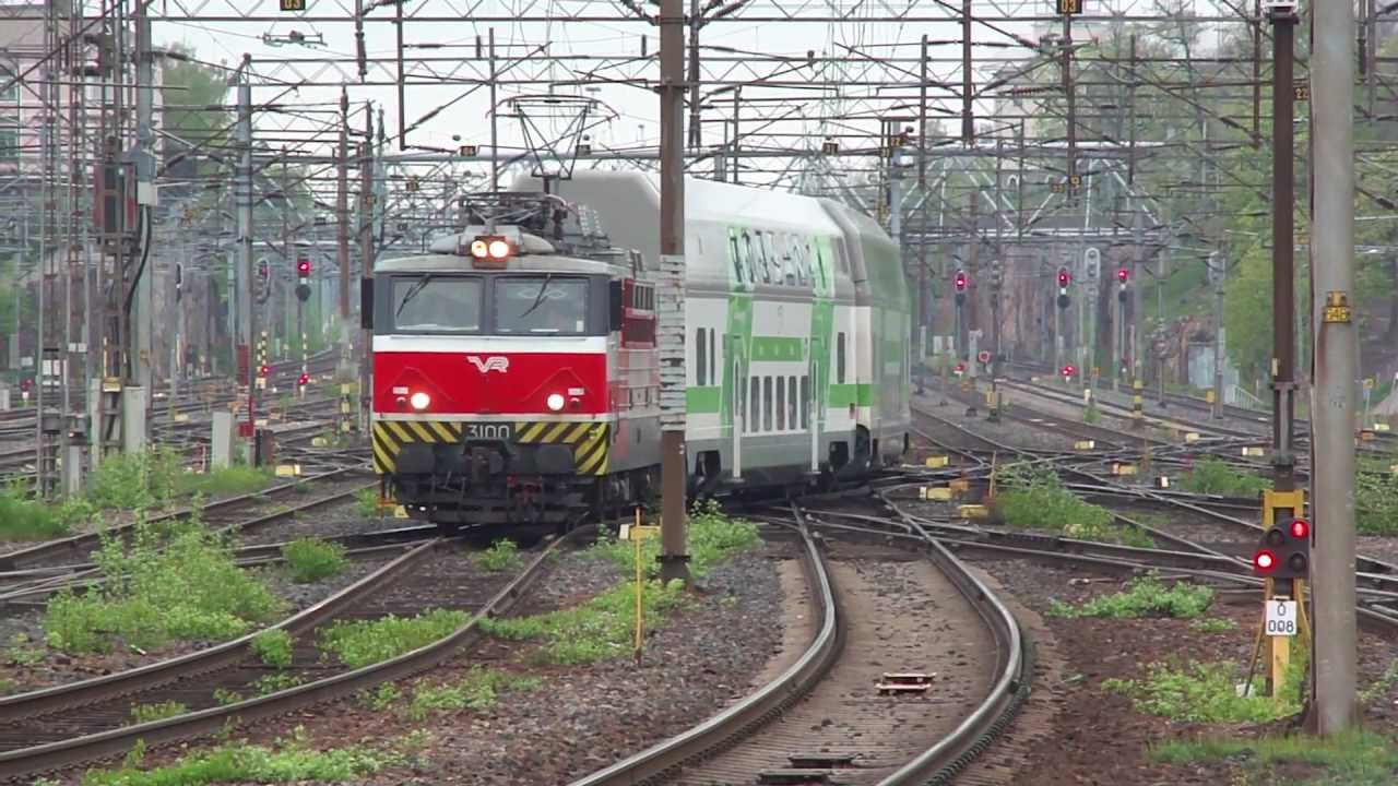 Trainspotting in Helsinki / Helsingin junat Finland [17.05.12] - YouTube