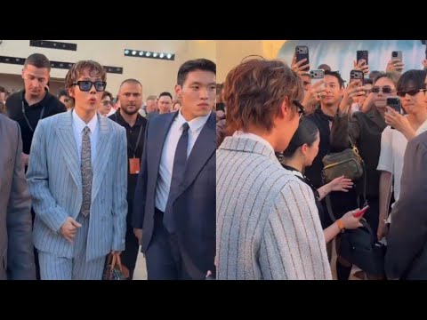 BTS Jhope The Main Character at Louis Vuitton Men SS27 Fashion in Paris