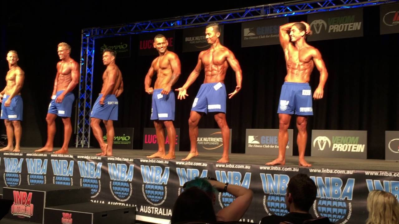 INBA 2015 Queensland Championship Men's fitness model Novice - YouTube