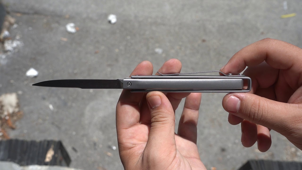 Benchmark Paratrooper Swing Folder - YouTube