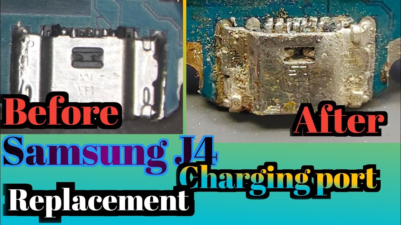 Samsung J4 charging port replacement - YouTube