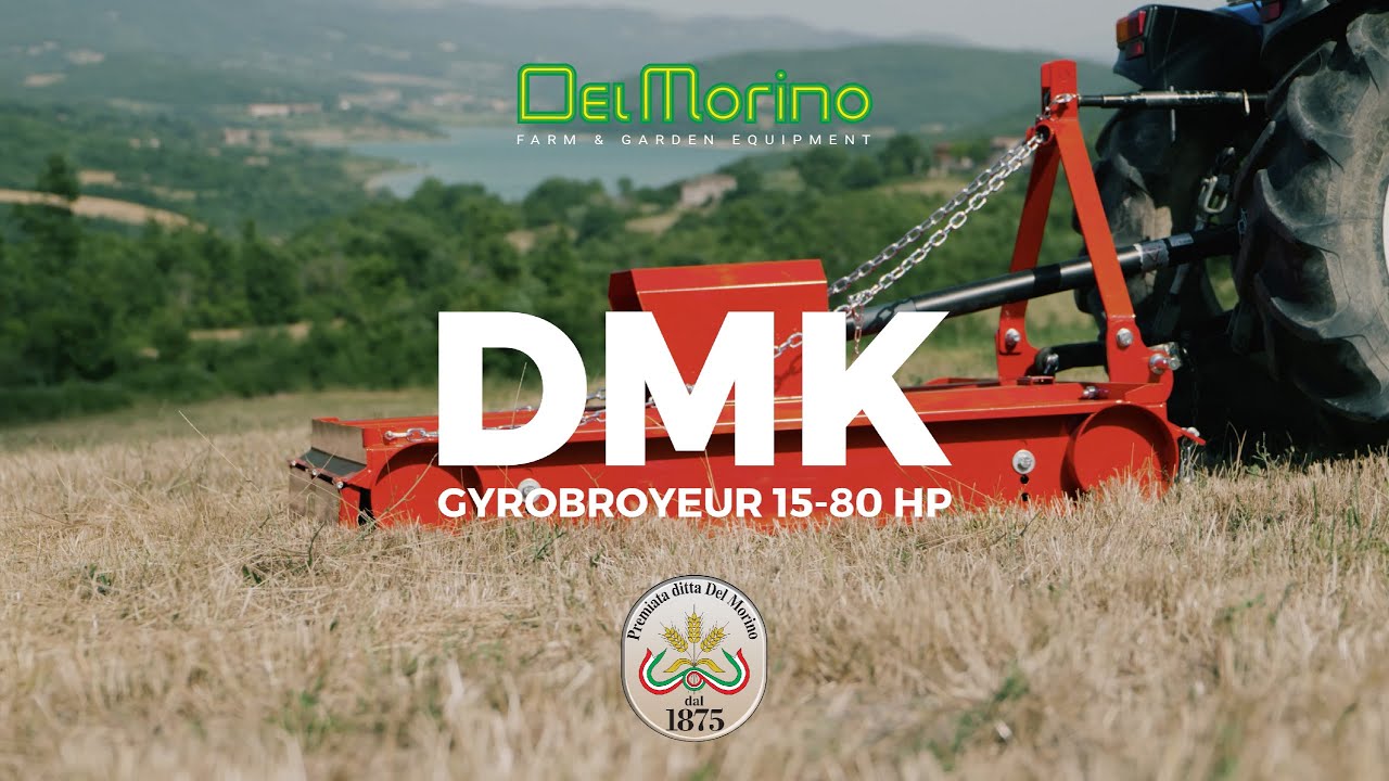 🇫🇷 | DMK, Gyrobroyeur pour tracteur | Del Morino - YouTube