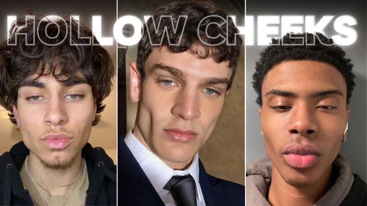 how to get hollow cheeks (no bs) - YouTube