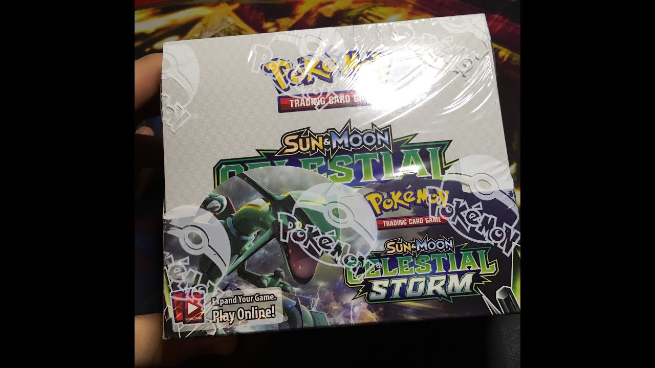 Pokemon Card Opening Full Celestial Storm Booster Box!!! - YouTube