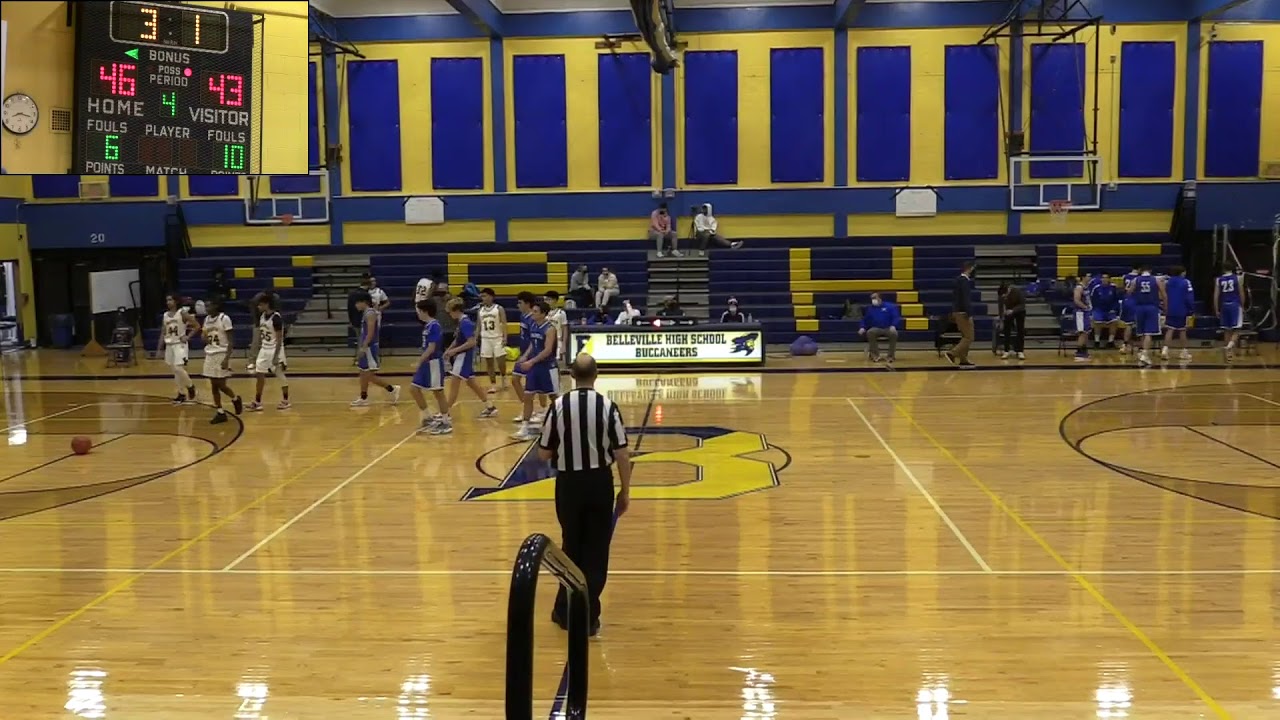 Belleville Bucs Boys Basketball 1-28-2021 - Caldwell - YouTube