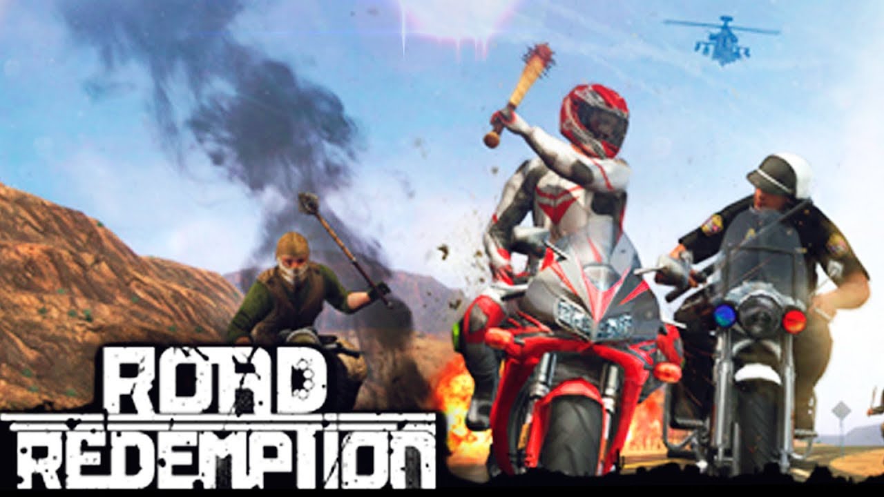 Road Redemption Amazingly fun motorcycle racing\fighting game!! Part 1 - YouTube