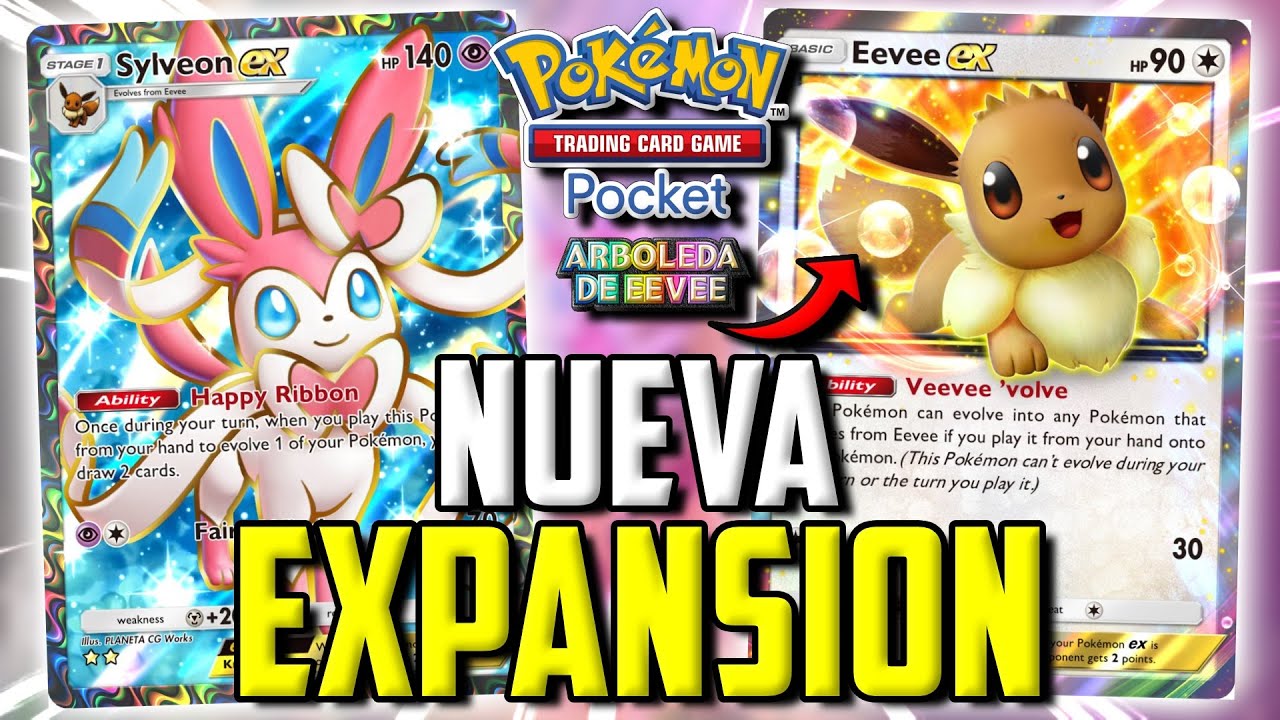 REACCION a la NUEVA EXPANSION ARBOLEADA de EEVEE en POKEMON TCG POCKET ...