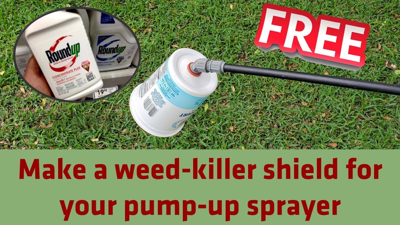 Round Up Spray Shield for Sprayer - YouTube
