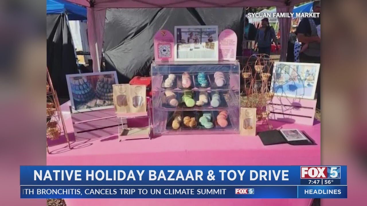 Native Holiday Bazaar & Toy Drive - YouTube