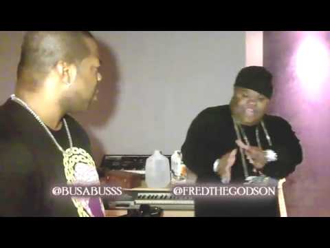 Fred Da Godson-SPAZZING IN THE STUDIO w/ BUSTA RHYMES.flv - YouTube