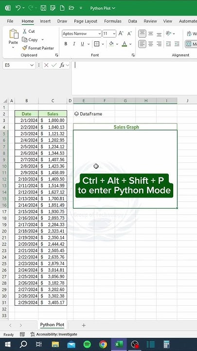 Python in Excel Don’t forget to save this post! #excel #googlesheets #excelshortcuts #exceltips ...