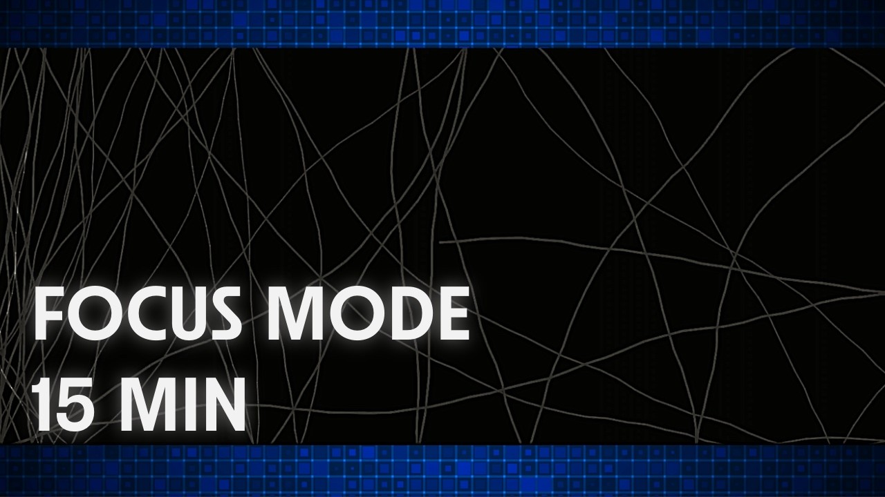 Deep Focus Mode (15 Minutes) | Minimal Line Loop - YouTube