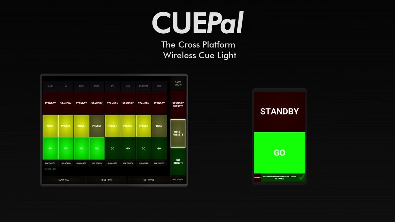CUEPal Cue Light System Overview - YouTube