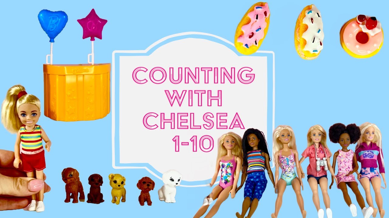 Learn Counting With Chelsea - Numbers 1-10 - Play and Learn - Barbie ...